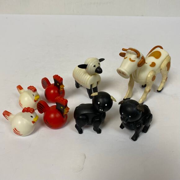 Fisher-Price | Toys | Fisher Price Little People Farm Animals Hex Black ...